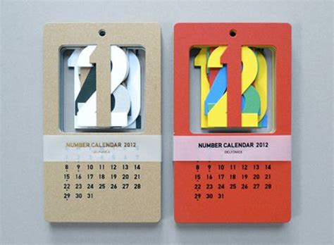 Cut Out Number Calendar Calendar Cut Out Pop Up Calendar Design