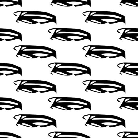 Premium Vector Seamless Pattern With Sketch Oval Shape