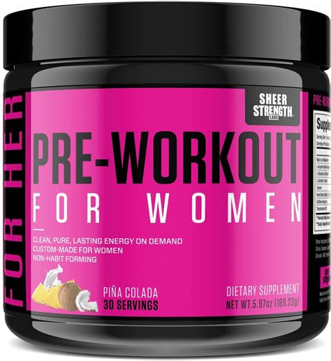 Sheer Strength Labs Pre Workout For Women Priceplow