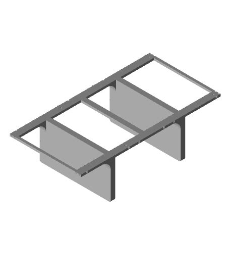 Gridfinity Wall Rack Double Height 4x2 3d Model By Stumbling0636