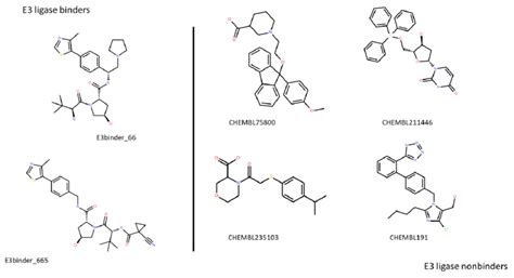 Example Of Molecules Retrieved From The Dataset Using The Two Erg Bit