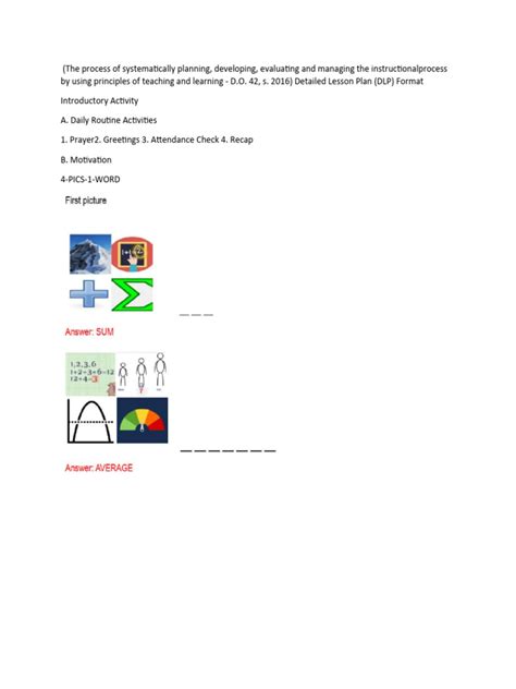 Measure Of Central Tendency Of Ungrouped Data Exemplar Pdf Mode Statistics Mean