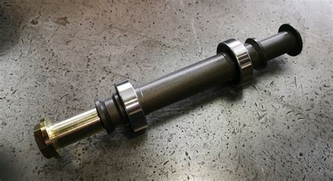 Tr750 Front Wheel Spindle Assembly To Suit Maxton Forks With Marvic Mag