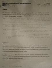 Practice Reproductive Pdf Apex Learning Practice Assignment Practice