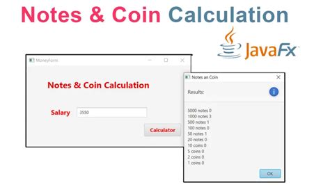 Javafx Money Counter Calculator App Tutusfunny