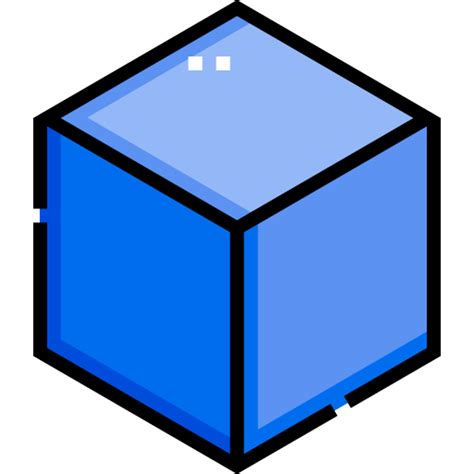 Cube Detailed Straight Lineal Color Icon