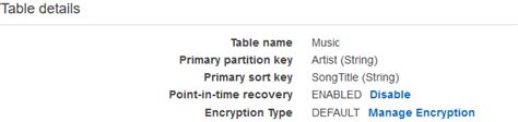 dynamodb의 암호화된 테이블 관리 amazon dynamodb