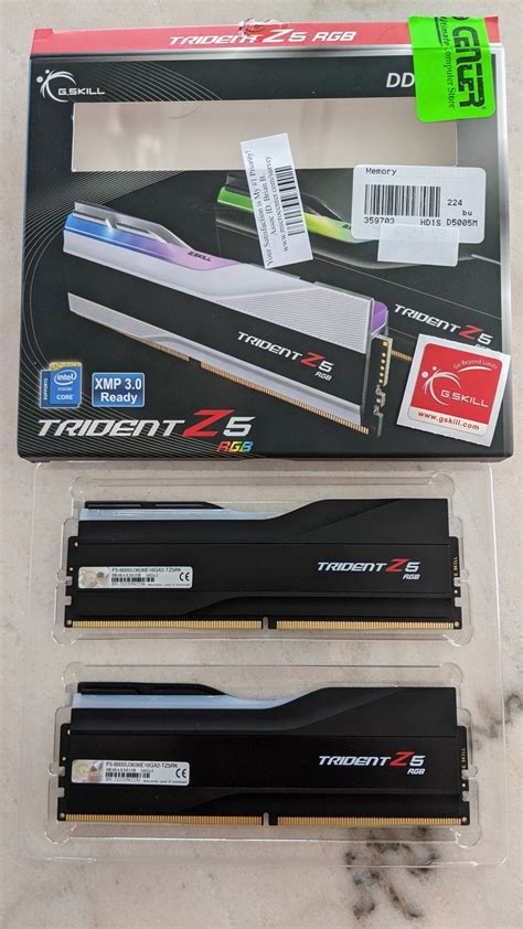 Sold 32gb G Skill Trident Z Ddr5 6000 Rgb 280 Shipped [h]ard Forum