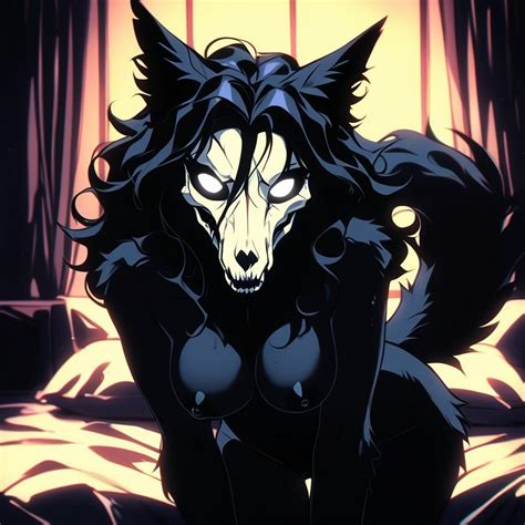 Rule 34 Ai Generated Anthro Bed Bending Over Black Fur Black Hair Breasts Furry Horn Inside