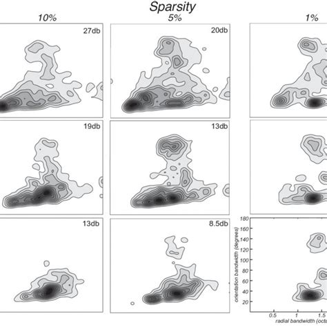 Distribution Of Basis Functions As A Function Of Spatial Frequency