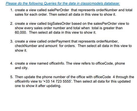 Solved π≈1 Create A View Called Saleperorder That