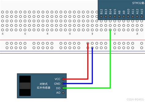 Stm32 对射式红外传感器配置对射红外模块遮挡是高电平还是低电平 Csdn博客