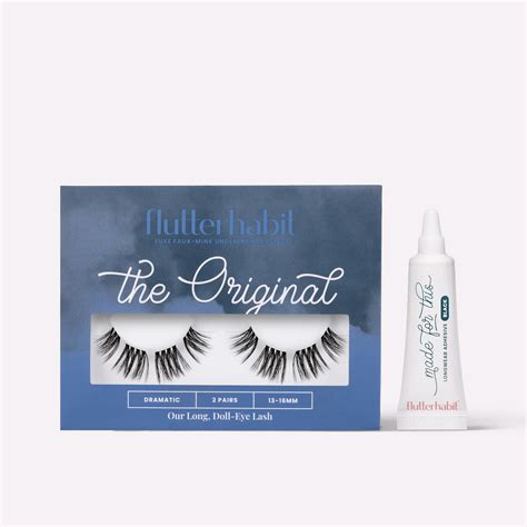 Two And Glue Bundle Diy Under Lash Extensions Up To 10 Day Wear Flutterhabit