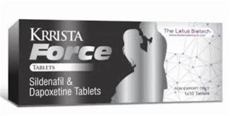 Krrista Force Tablet At Rs 150stripe Dapoxetine And Sildenafil Tablets In Nagpur Id