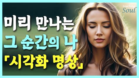 진실로 원하던 미래에 이미 존재하는 나를 만나는 끌어당김 시각화 명상 Youtube