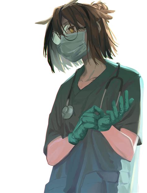 Safebooru 1girl Arknights Backlighting Brown Hair Collarbone Feather