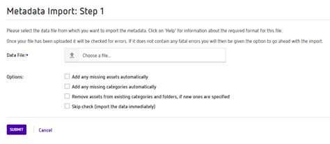 Metadata Import Asset Bank Help Centre