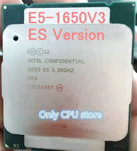E5 1650V3 Original Intel Xeon ES Version QEZ0 E5 1650V3 CPU Processor 3 ...