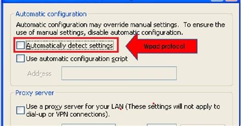 Wpad Web Proxy Auto Discovery