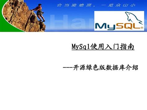 Mysql使用入门指南word文档在线阅读与下载无忧文档