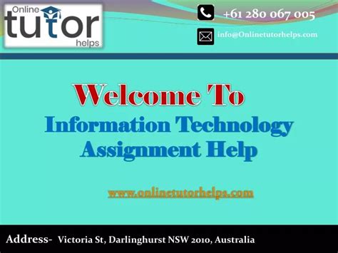 ppt information technology assignment help ppt powerpoint