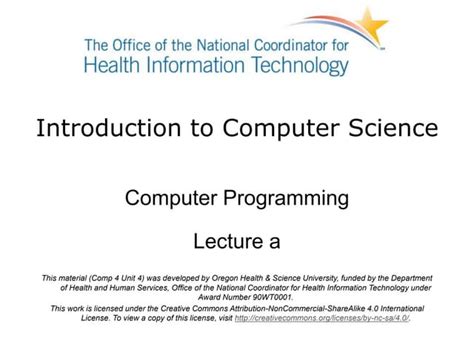 Computer Programming Lecture A Ppt