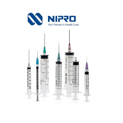Nipro Syringe Single Use All Types And Sizes Solution Medical Care