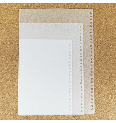 타공된 Pp커버 A4 B5 A5 표지 셀프제본 다꾸용품 투명제본커버 제본커버 종이커버 펀칭커버 디자인문구 티몬