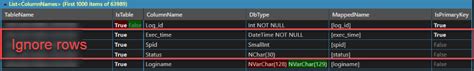 Utildif Hidematchingmembers Hide Matching Rows In Lists — Linqpad