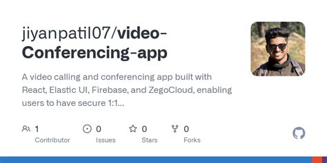 github jiyanpatil07 video conferencing app a video calling and