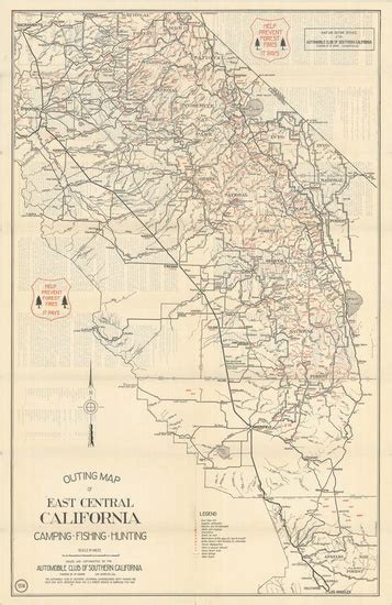 Map California Auto Club Of Socal In Canada