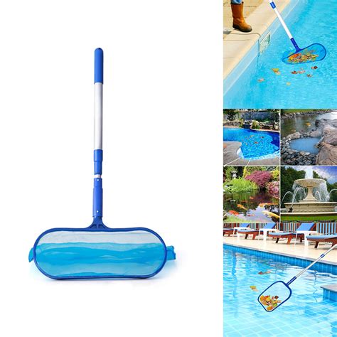 Fine Mesh Pool Net Pool Skimmer Deep Bag Rake Leaf Grandado