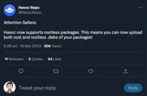 Havoc Repo Now Supports Jailbreak Tweaks In Rootless Format IDevice Central