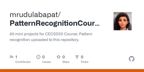Github Mrudulabapatpatternrecognitioncourse All Mini Projects For Cecs550 Course Pattern