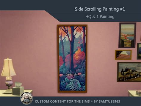 HQ Side Scrolling Painting Sellable Samtuse The Sims Build Buy CurseForge
