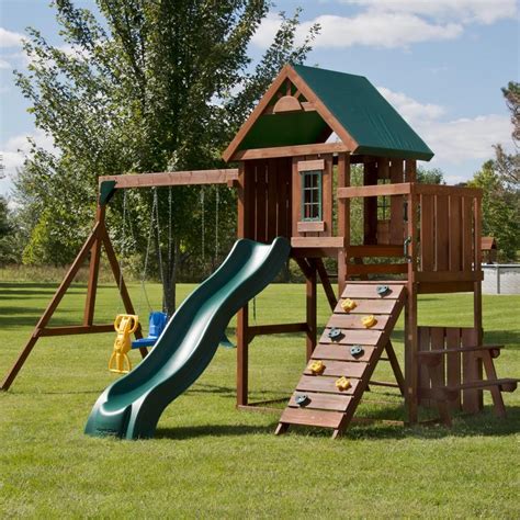10 Best Outdoor Playsets And Swing Sets Hgtv Backyard Playset