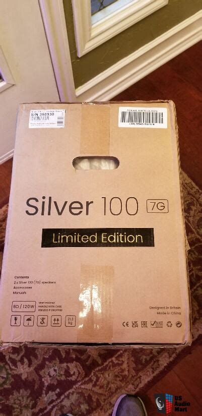 FS Brand New Monitor Audio Silver G Limited Edition Speakers For Sale US Audio Mart