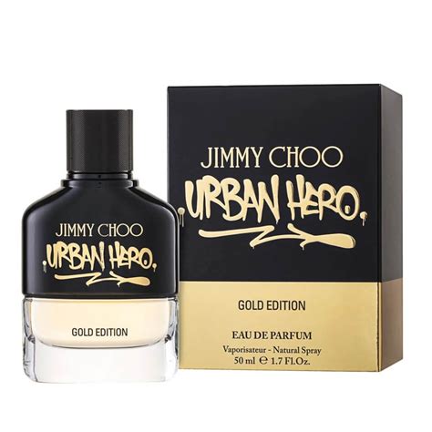 Jimmy Choo Urban Hero Gold 50ml Edp Mens Woody Fragrance Nz
