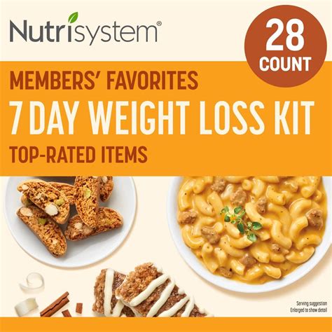 Nutrisystem Members Favorites 7 Day Weight Loss Kit 28 Delicious Meals And Snacks Buy Now With