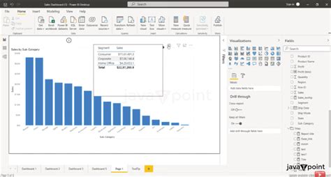 Tooltip In Power Bi Tpoint Tech