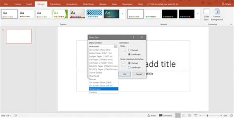 How To Change The Size And Dimensions Of Your Powerpoint Slides Regarding Powerpoint