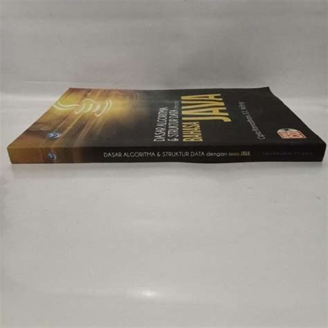 Promo Ori Dasar Algoritma Dan Struktur Data Dengan Bahasa Java Plus Cd