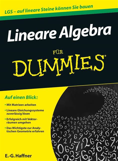 Lineare Algebra Fur Dummies Book Read And Summary Reviews Z Lib