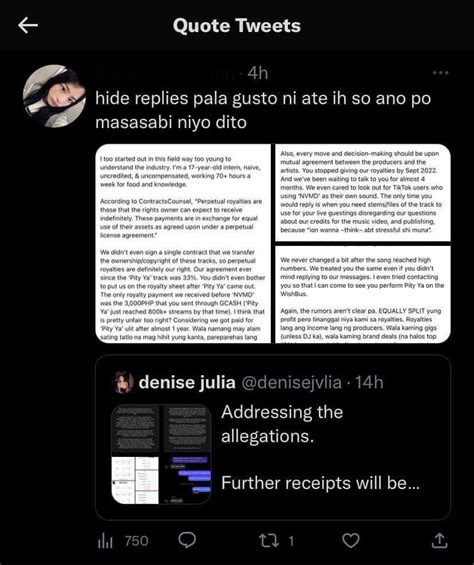 Denise Julia Producer Issue Pxyche And Zp3nd 1 Year Ago R Opm