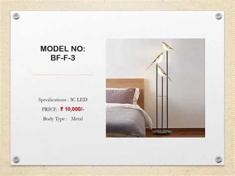 Bf F 3 Led Floor Lamp For Decorative At ₹ 10000 In New Delhi Id 2855834119430