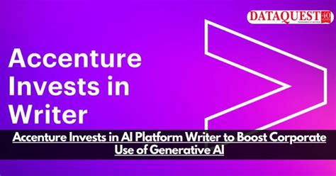 Dataquest On Linkedin Ai Innovation Contentcreation Accenture Writerai