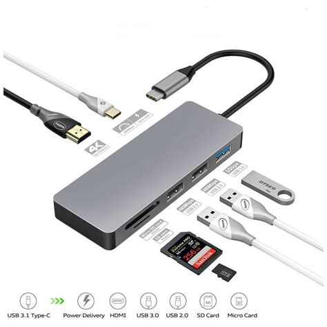 Buy Wholesale China Usb C Hub To Hdmi Multiport Usb C Dongle Adapter In With K Hdmi Output