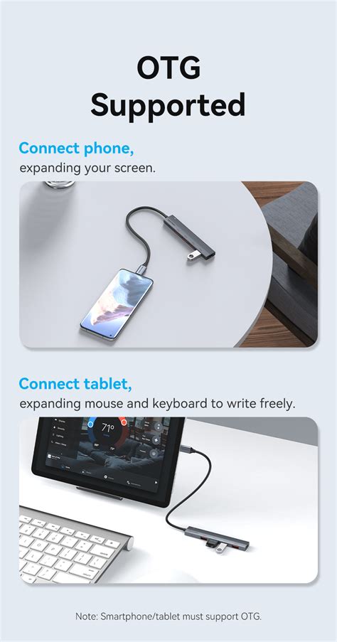 Vention Type C Mini Hub Type C To USB Gen HUB Network Adapter HUB For Keyboard Smartphone