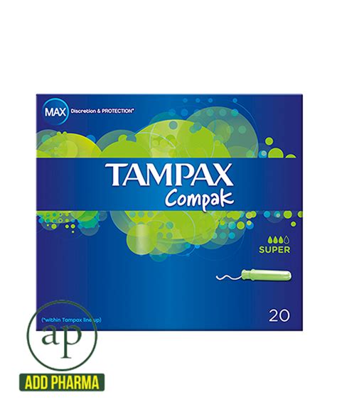 Tampax Compak Super - pack of 20 - AddPharma | Pharmacy in Ghana