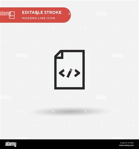Html File Simple Vector Icon Illustration Symbol Design Template For
